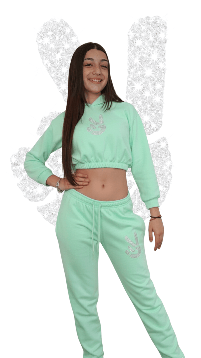 Conjunto Chándal Sudadera Top + Pantalón largo - Arta Brillo Máximo ...