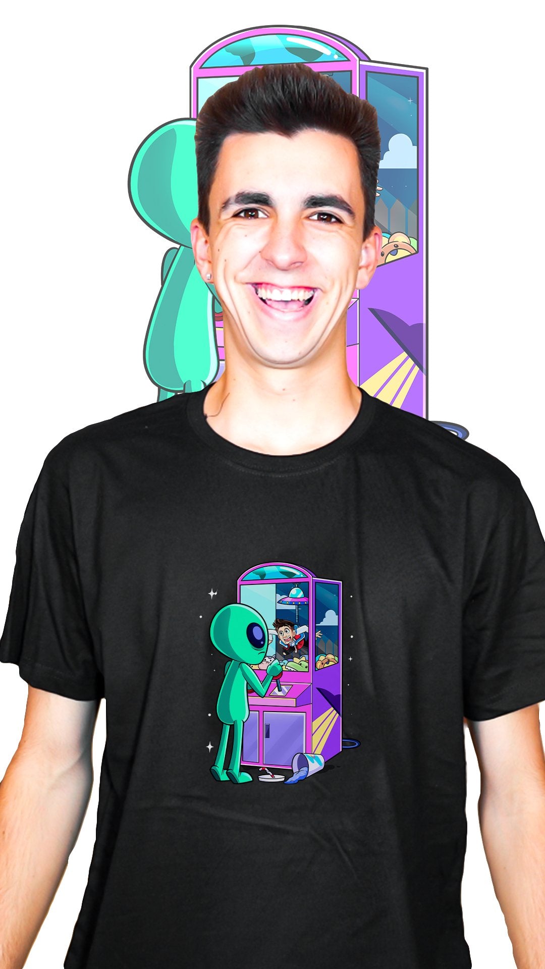 Camiseta - Arta Atrapado por el Alien – Tienda Arta Game