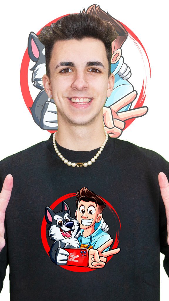 Sudadera sin capucha - Arta con MAX – Tienda Arta Game